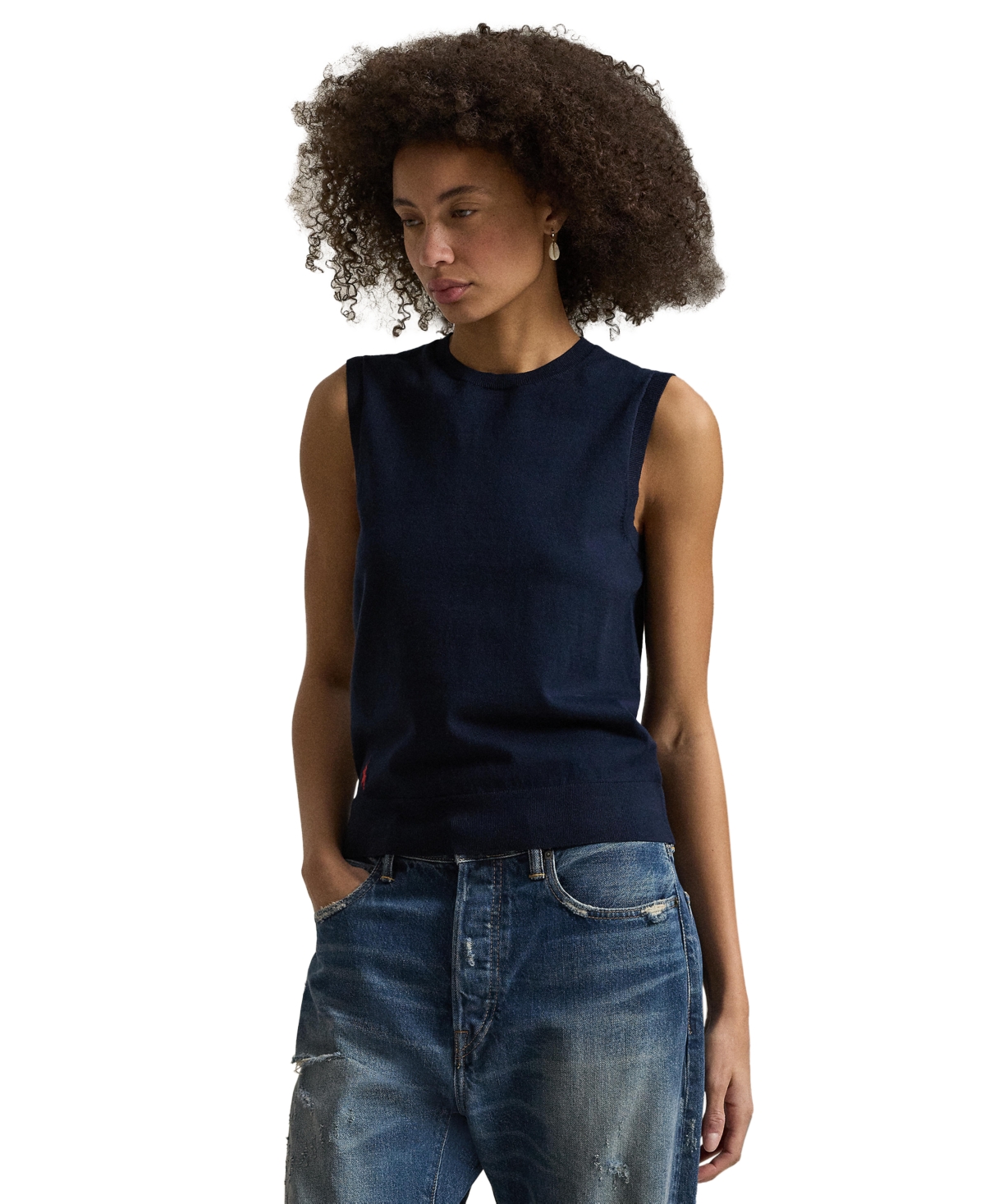 Click here for Polo Ralph Lauren Womens Sleeveless Crewneck Sweat... prices
