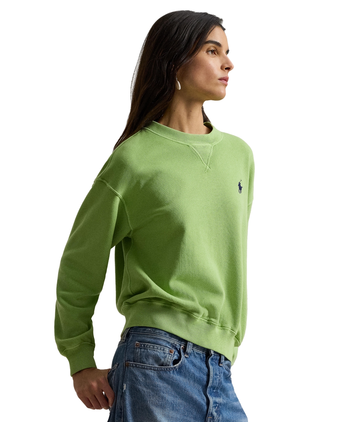 Click here for Polo Ralph Lauren Womens Lightweight Fleece Crew N... prices