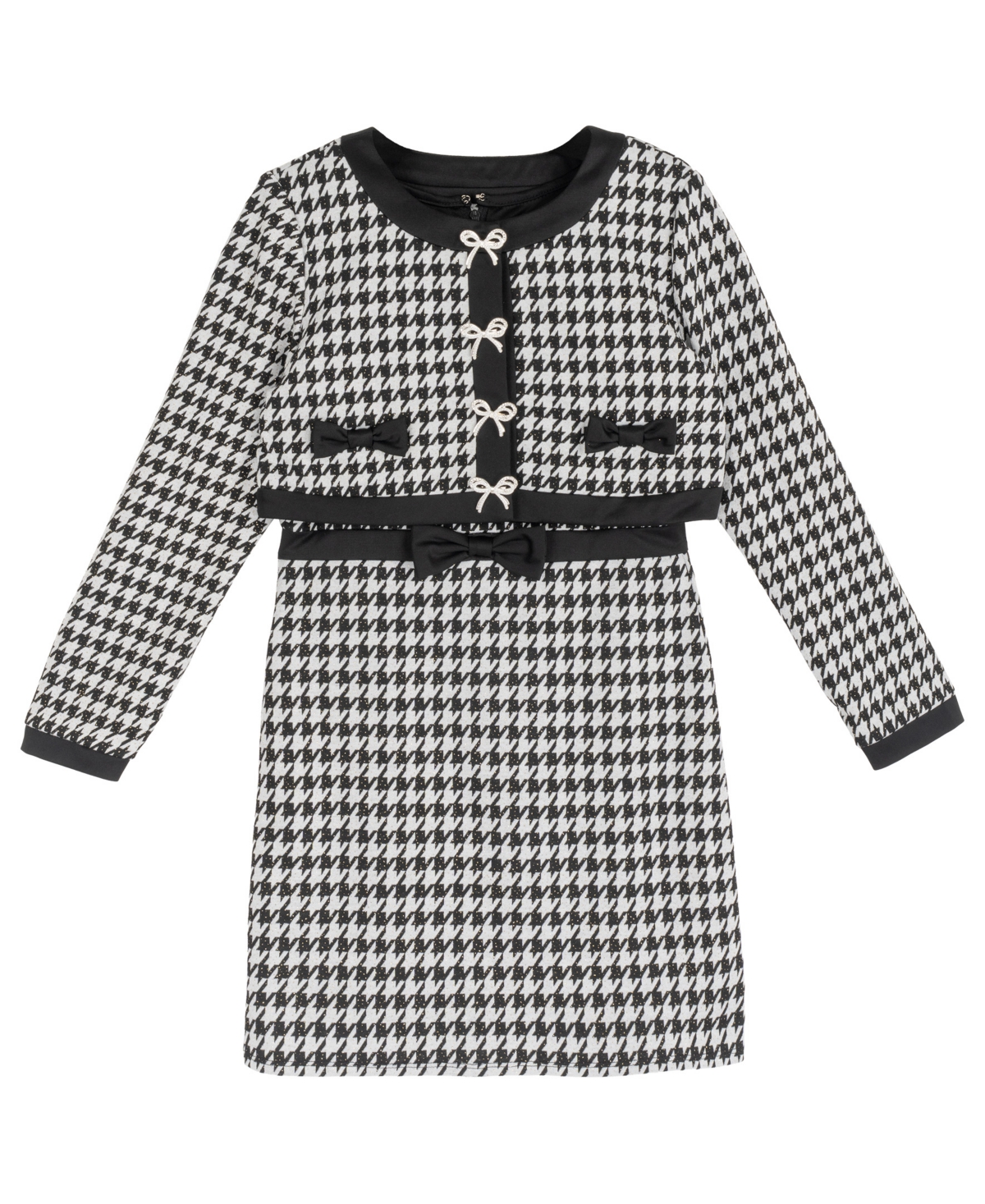 Click here for Rare Editions Girls 7-16 Round Neck Long-Sleeve Dr... prices