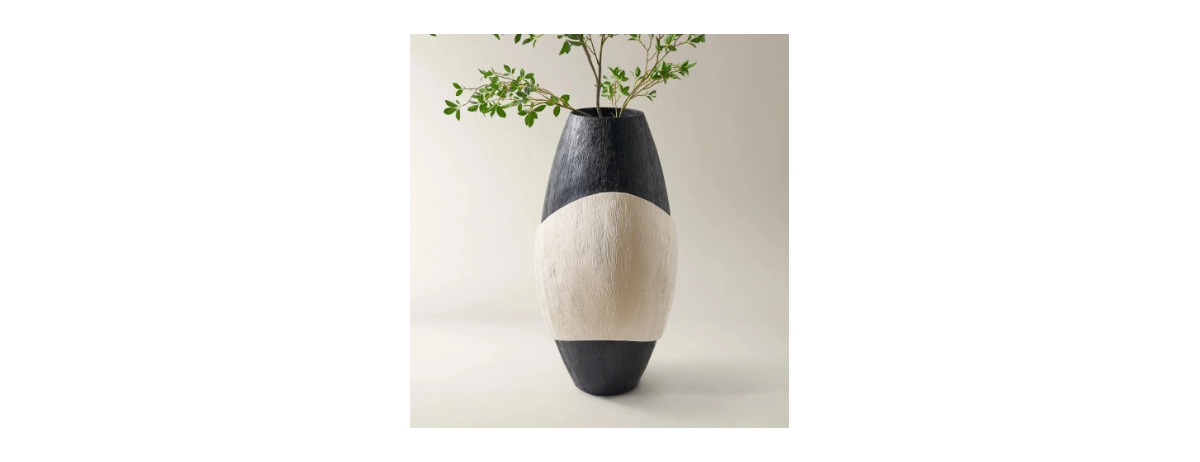 Click here for Z Gallerie Domino Floor Vase - Black prices