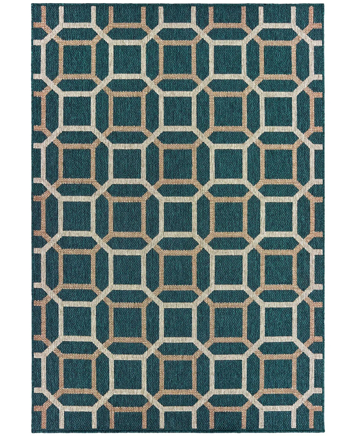 Click here for Oriental Weavers Latitude 806B3 Blue 710 x 10 Outd... prices
