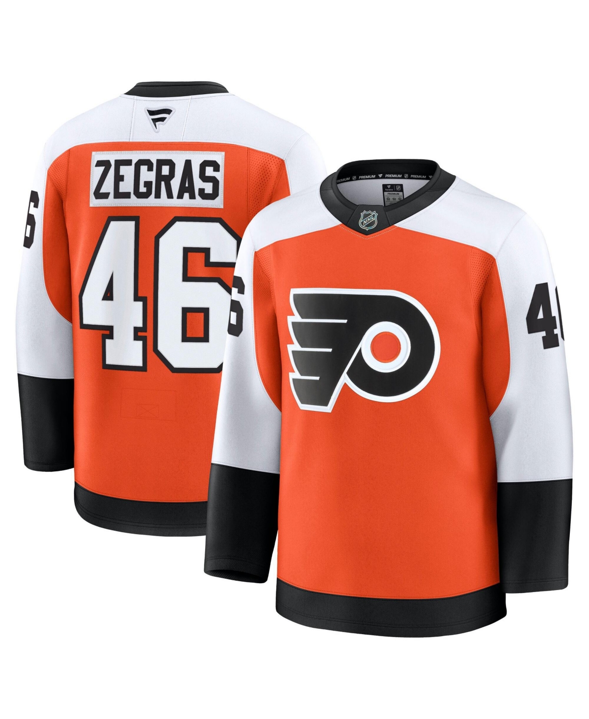 Click here for Fanatics Mens Trevor Zegras Orange Philadelphia Fl... prices