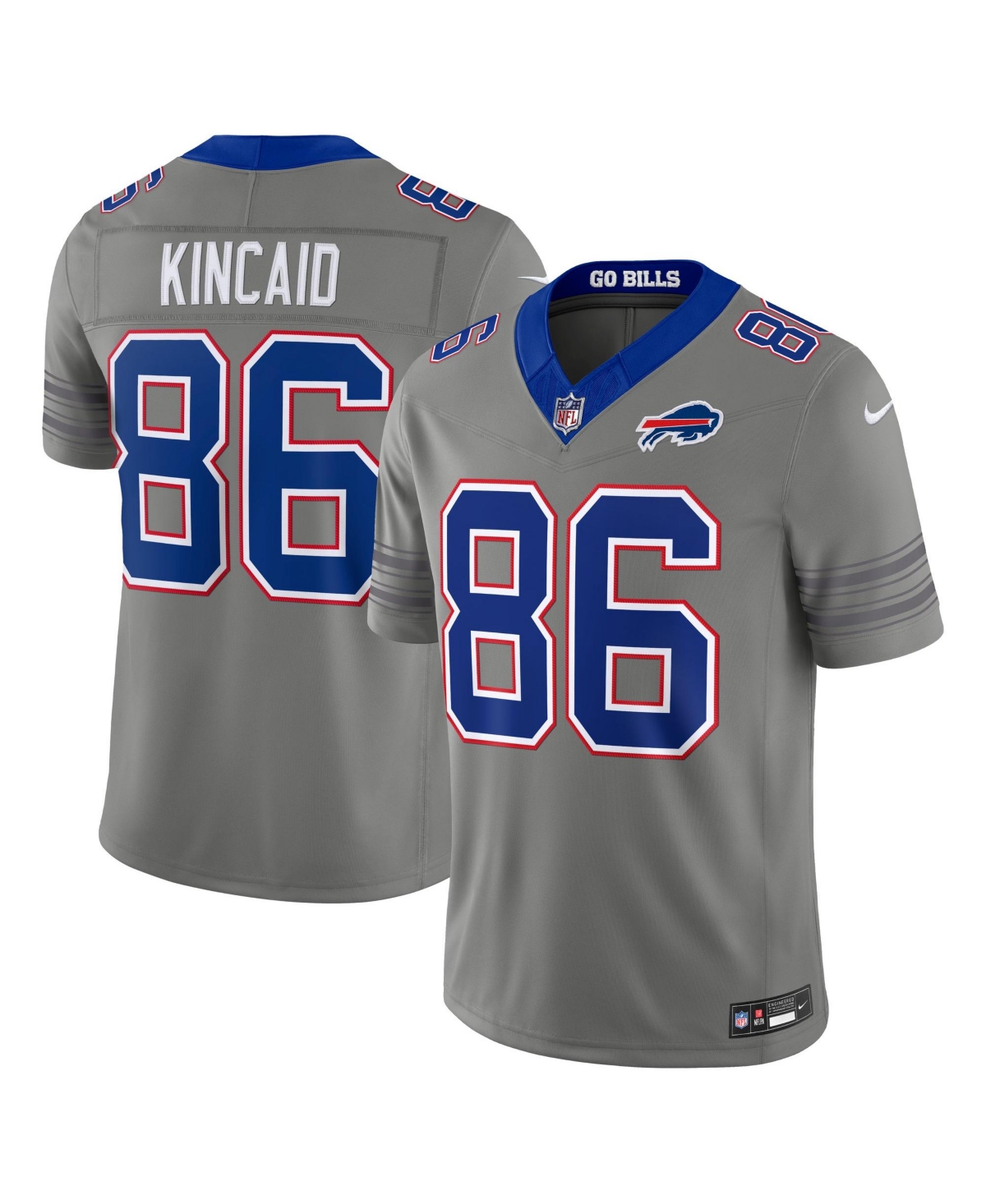 Click here for Nike Mens Dalton Kincaid Gray Buffalo Bills Nickel... prices