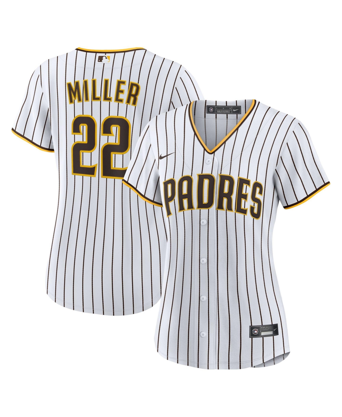 Click here for Nike Womens Mason Miller White San Diego Padres Ho... prices