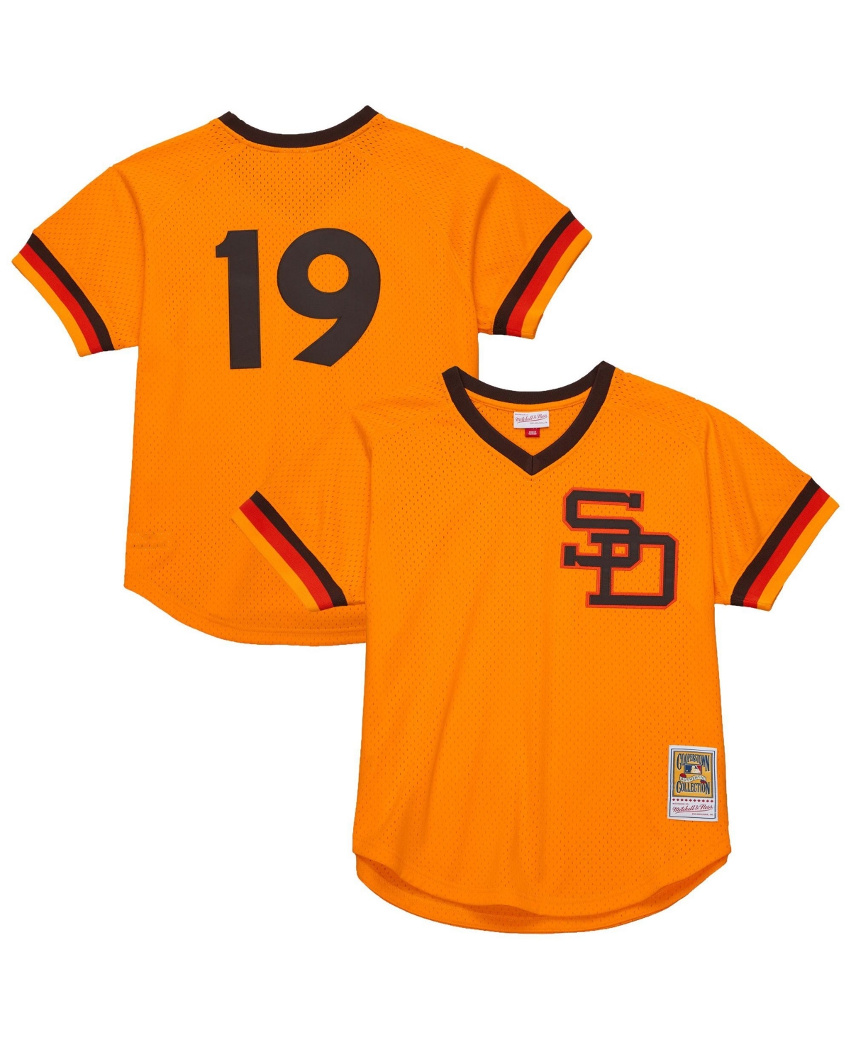 Click here for Mitchell & Ness Mens Tony Gwynn Gold San Diego Pad... prices