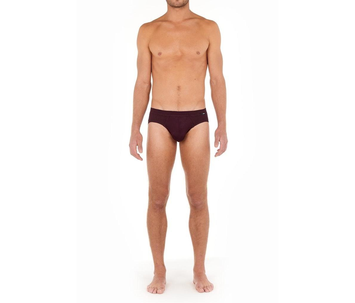 Click here for Hom Mens Tencel Soft Comfort Mini Briefs - Red prices