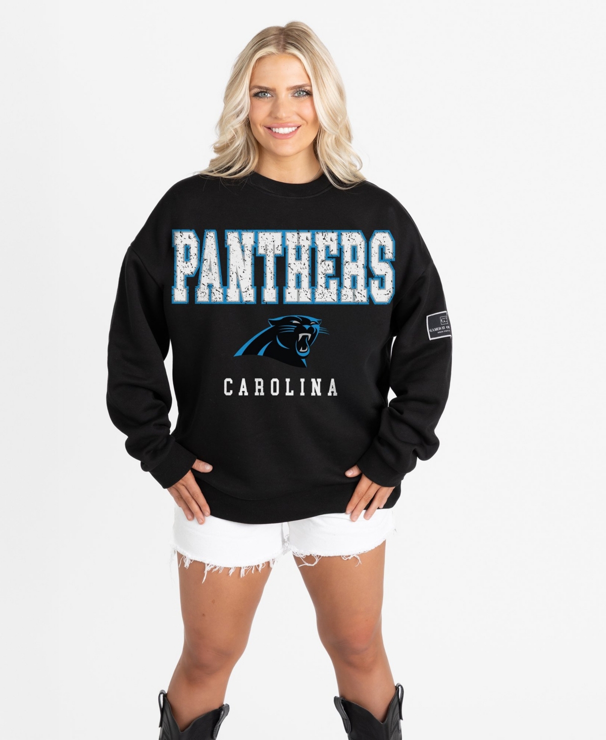 Click here for Gameday Couture Womens Black Carolina Panthers Ove... prices
