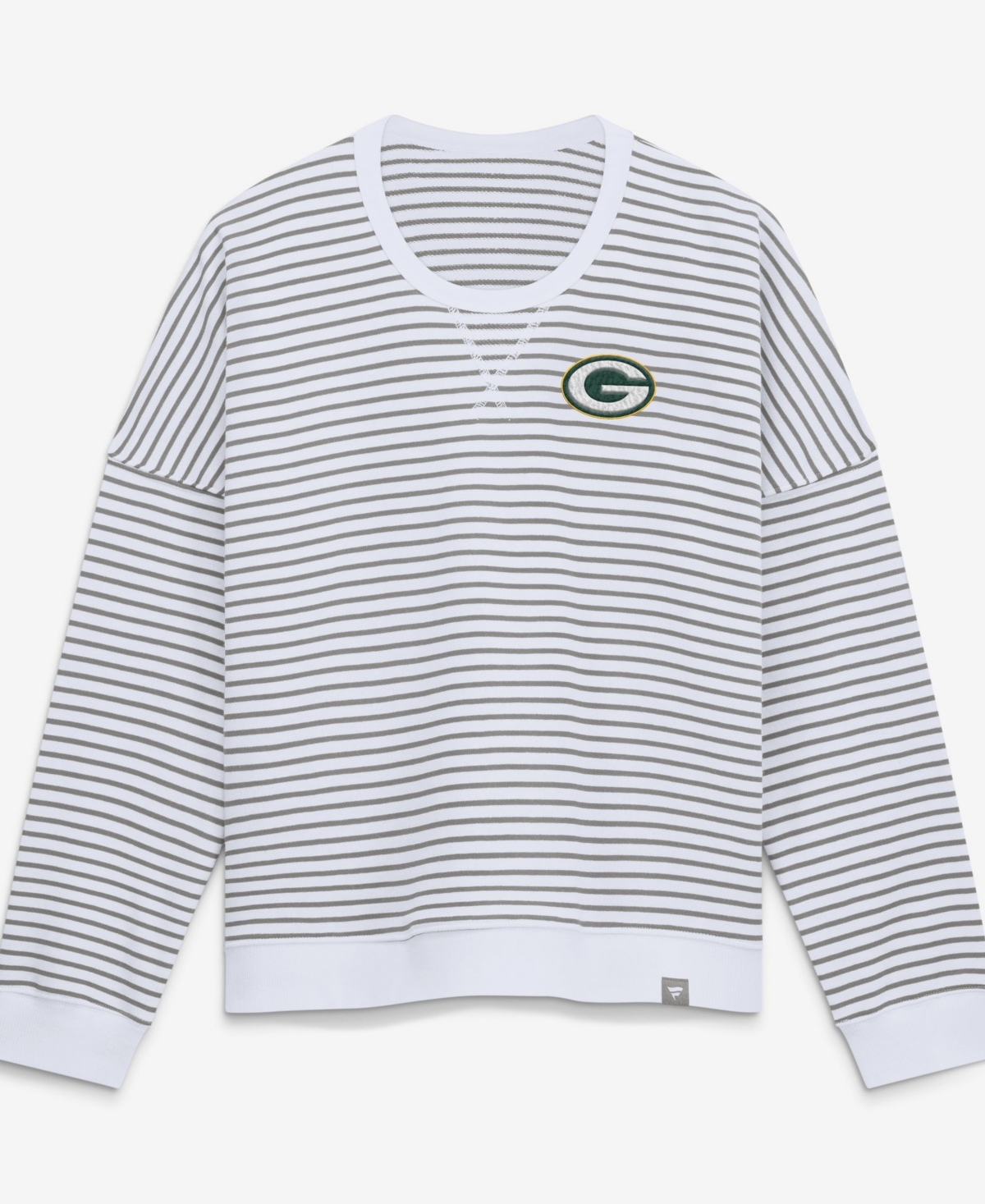 Click here for Fanatics Womens White/Gray Green Bay Packers Strip... prices
