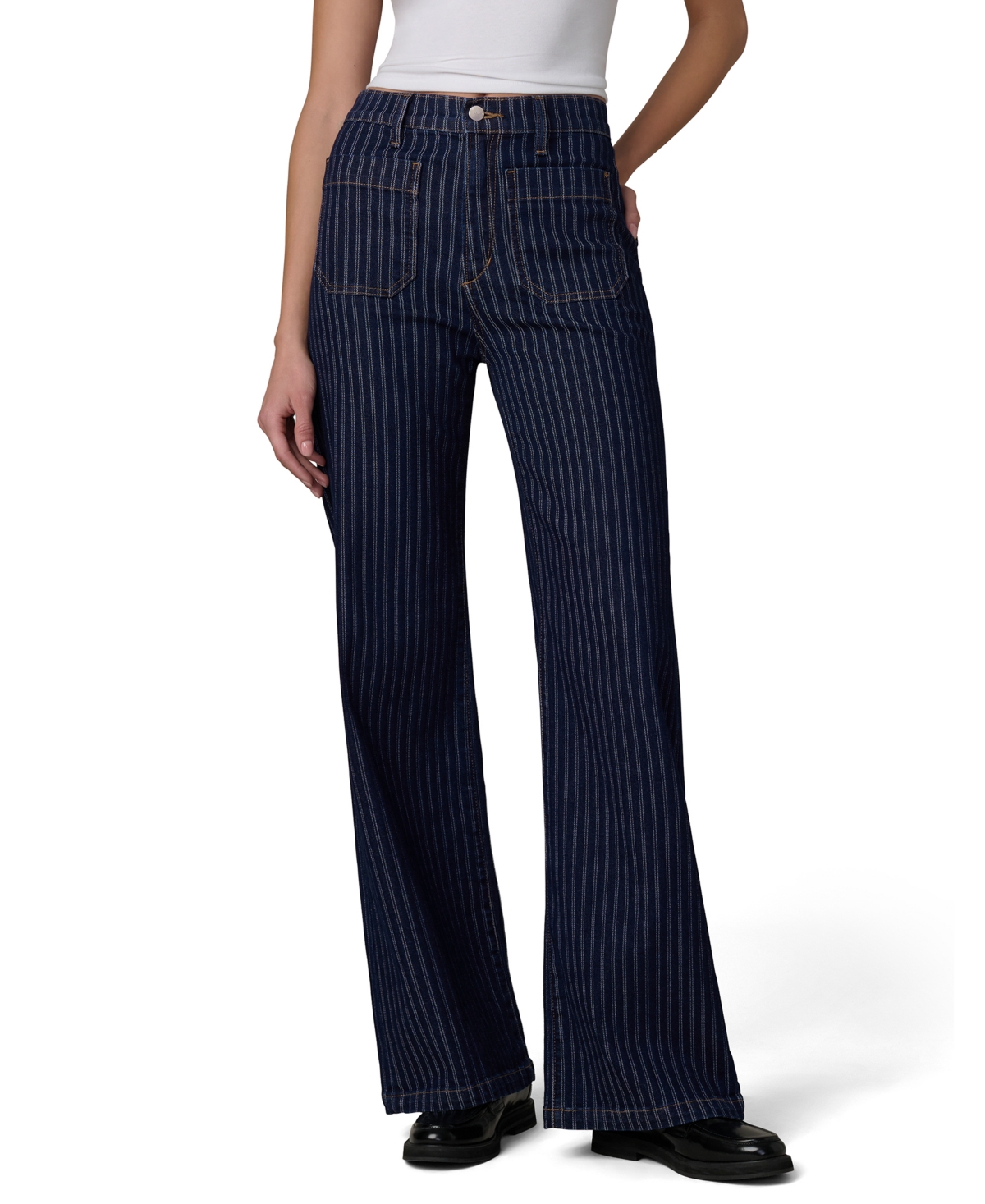 Click here for Joes Jeans Womens Mia High-Rise Wide-Leg Patch Poc... prices