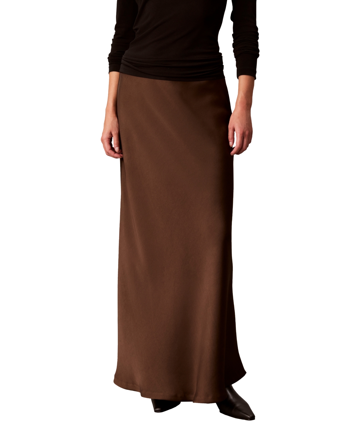 Click here for Calvin Klein Petite Pull-On Bias Flared Maxi Skirt... prices