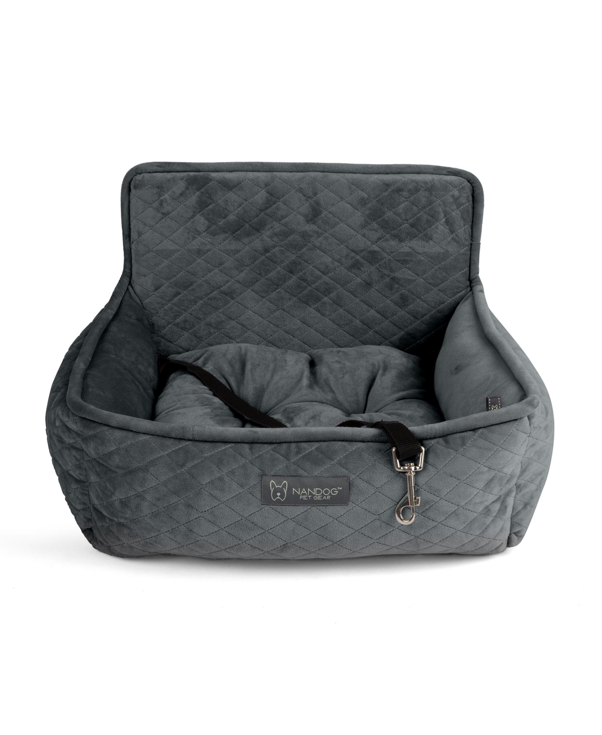 Click here for Nandog Cloud Reversible Pet Dog Bed Car Seat - Cha... prices