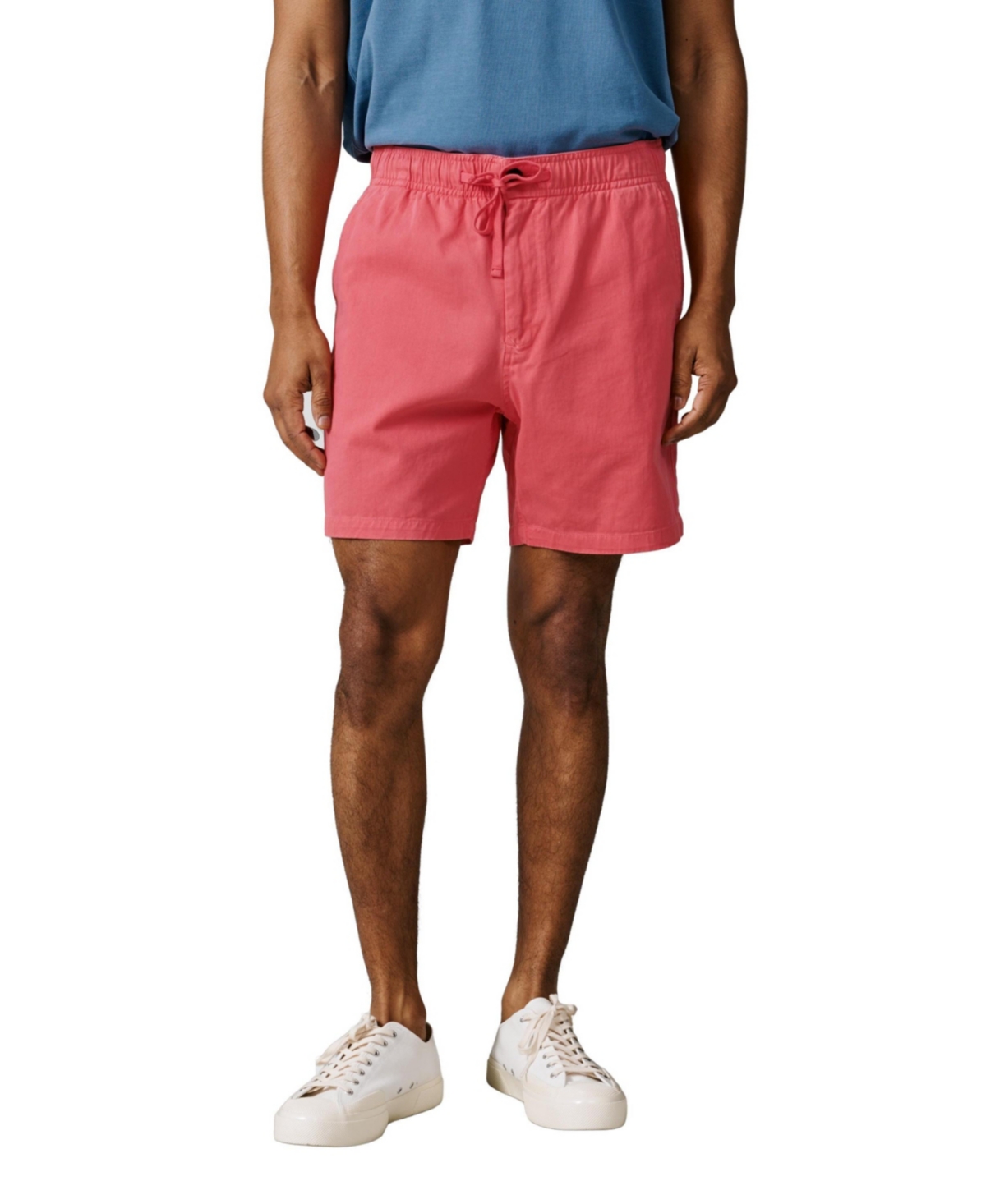 Click here for Aubin Mens Allanby Drawstring Cotton Shorts  6.3 I... prices