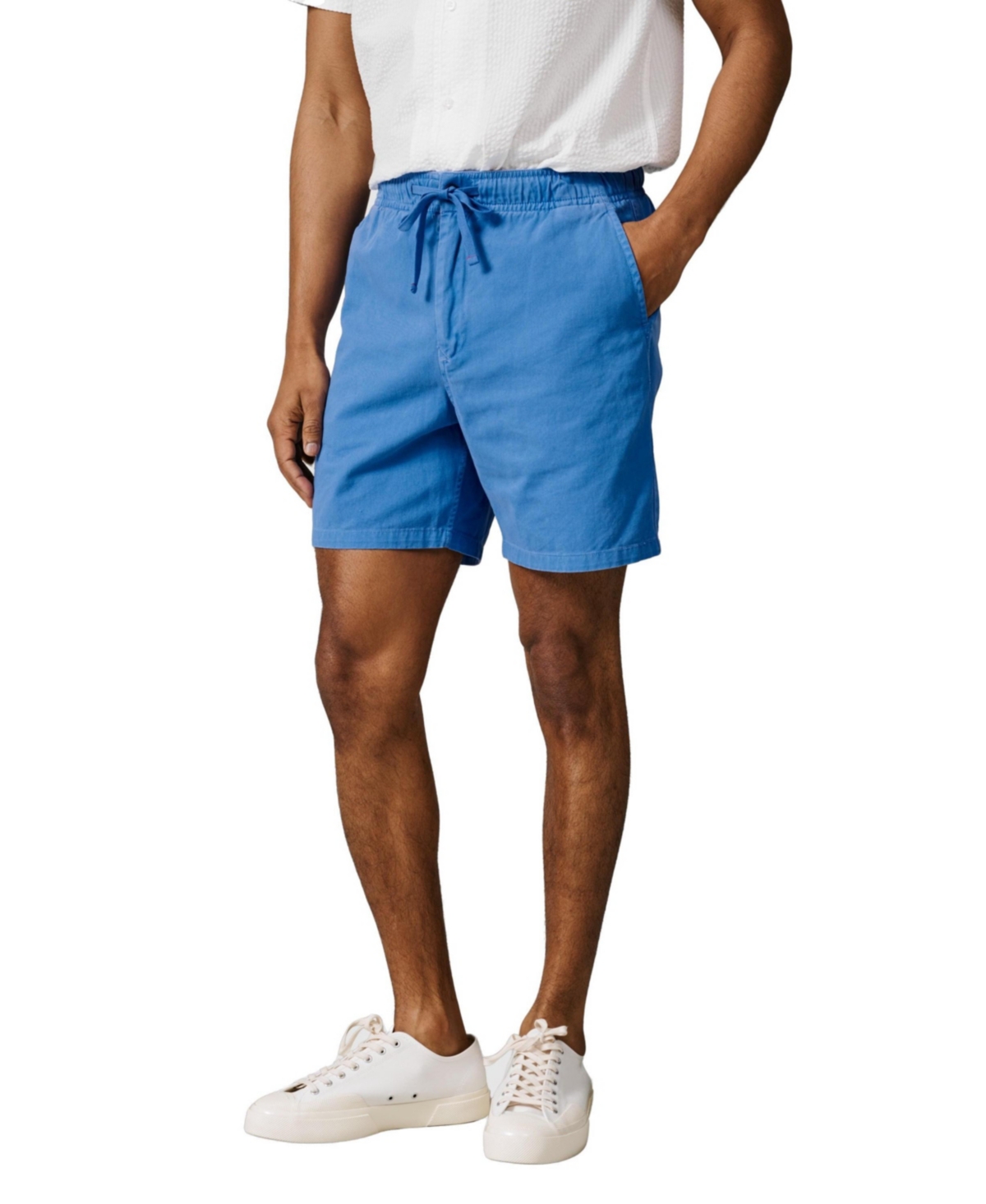 Click here for Aubin Mens Allanby Drawstring Cotton Shorts  6.3 I... prices