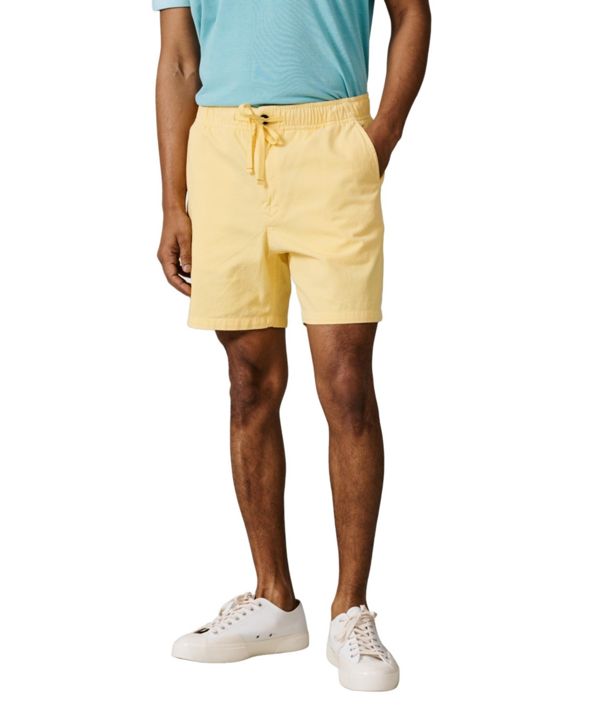 Click here for Aubin Mens Allanby Drawstring Cotton Shorts  6.3 I... prices