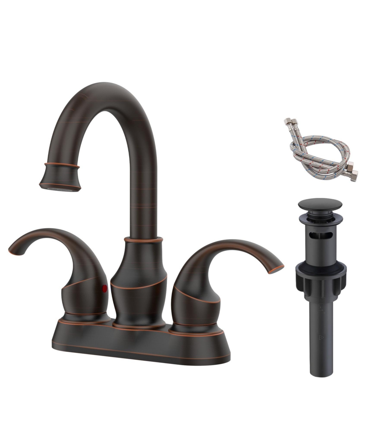 Click here for Phying Crescent Moon Style Bathroom Faucet 4-Inch... prices
