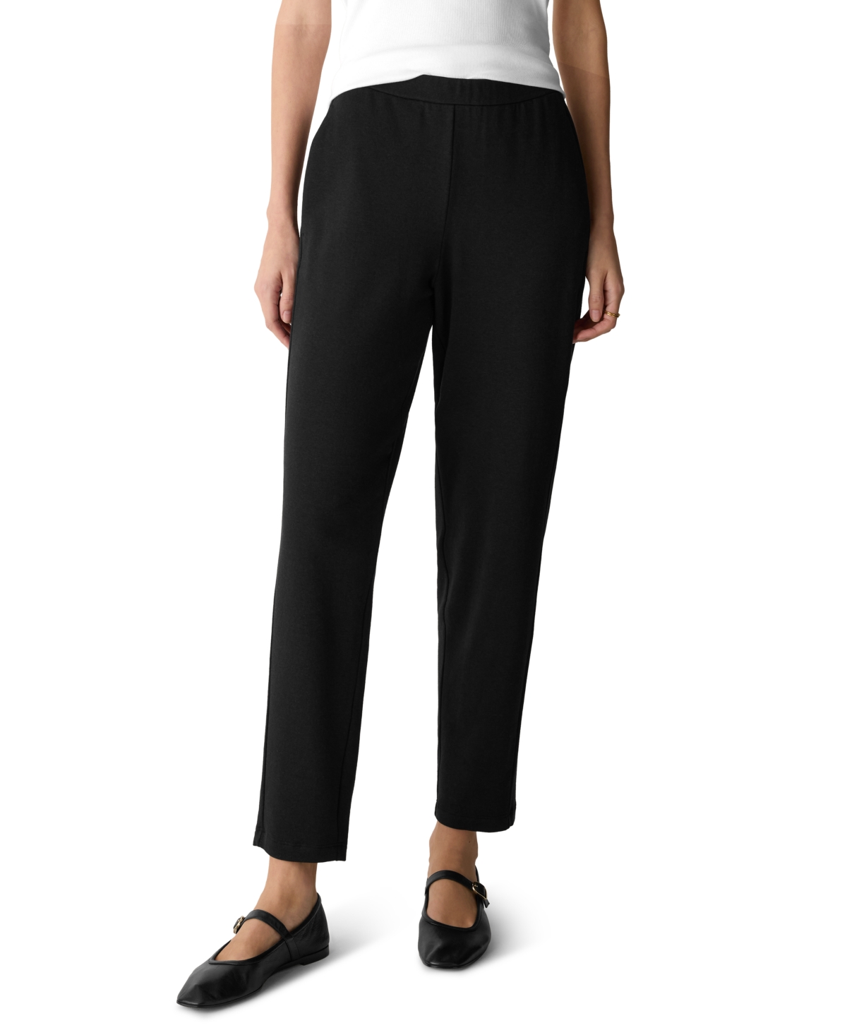 Click here for Eileen Fisher Womens Hug Slouchy Brushed Terry Ank... prices