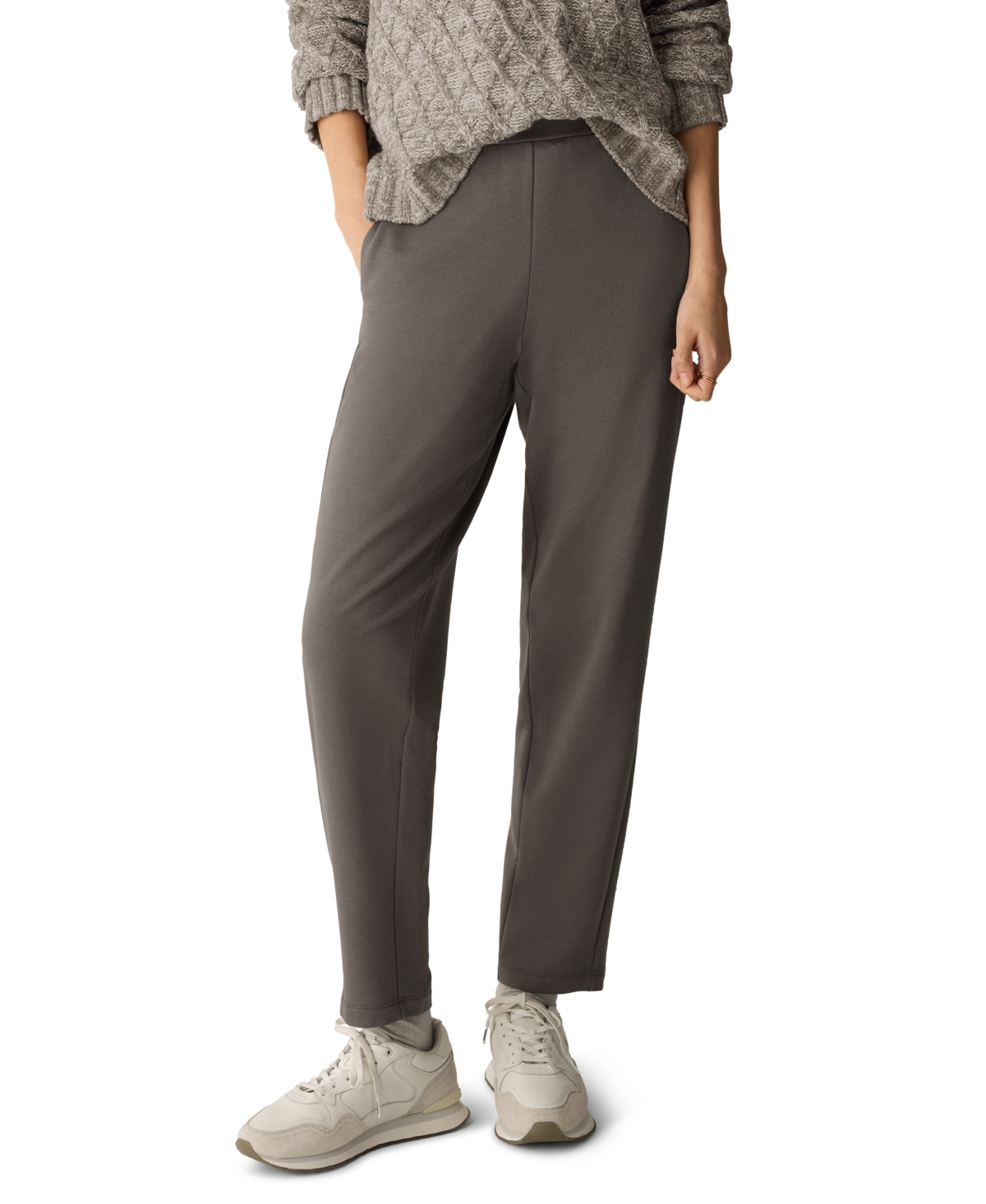 Click here for Eileen Fisher Womens Hug Slouchy Brushed Terry Ank... prices