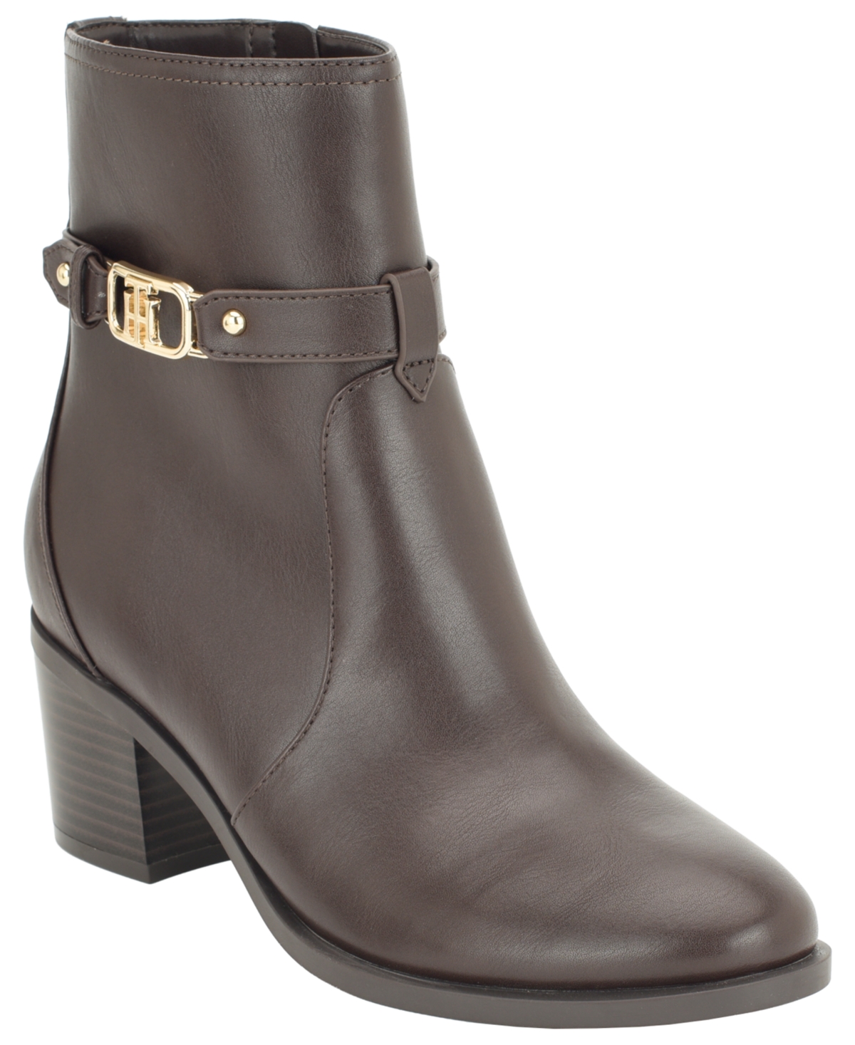Click here for Tommy Hilfiger Womens Cranson Block Heel Dress Boo... prices