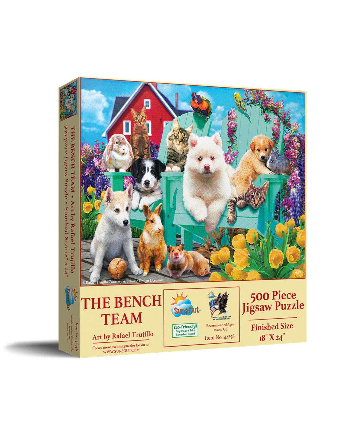 Click here for SunsOut The Bench Team 500-Piece Jigsaw Puzzle  Ag... prices