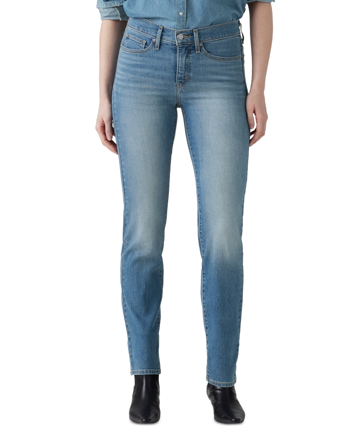 Click here for Levis 314 Shaping Straight Leg Jeans - Eternal Ind... prices