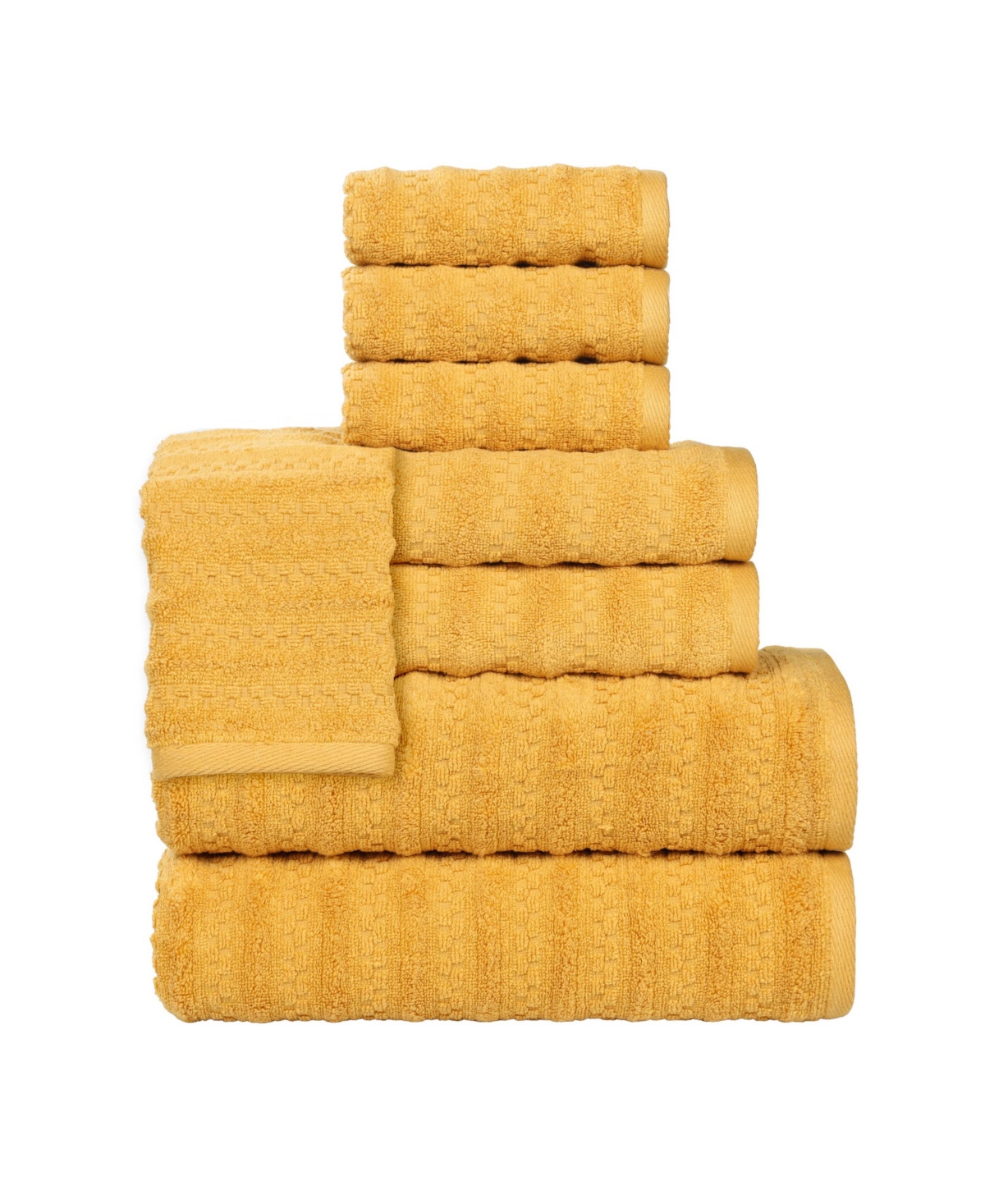 Click here for Superior Zuma Cotton 8-Piece Towel Set - Gold prices