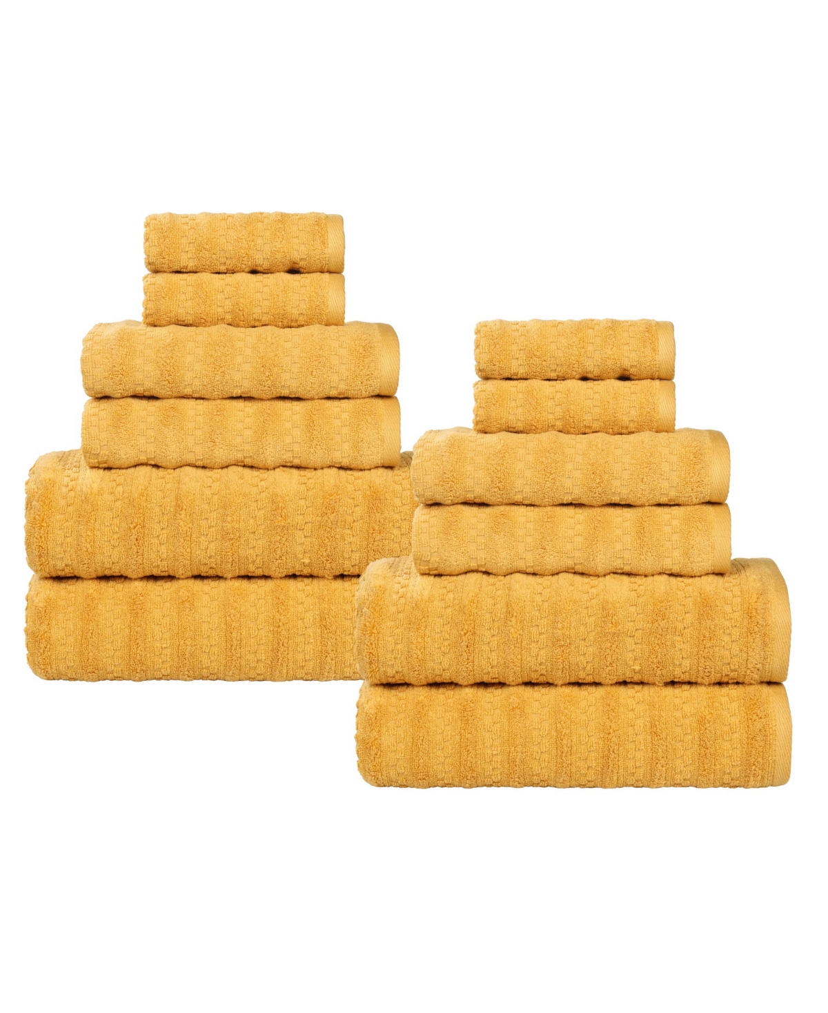Click here for Superior Zuma Cotton 12-Piece Towel Set - Gold prices