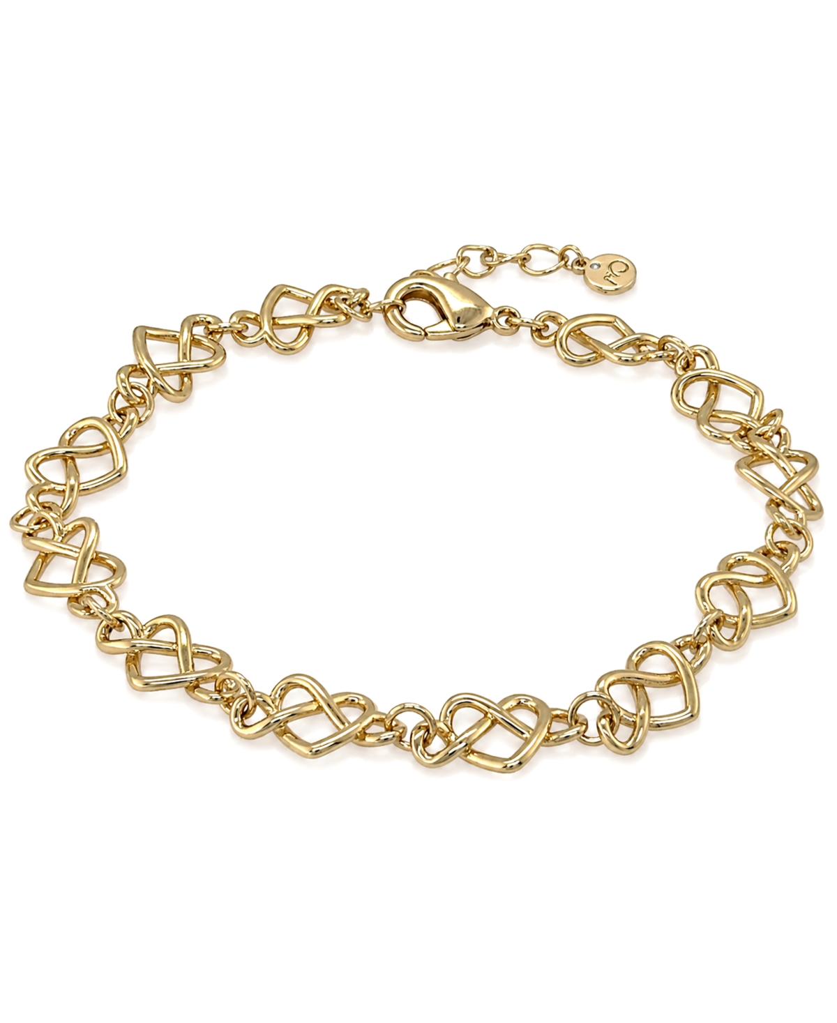 Click here for And Now This Silver and Gold Infinity Heart Link B... prices