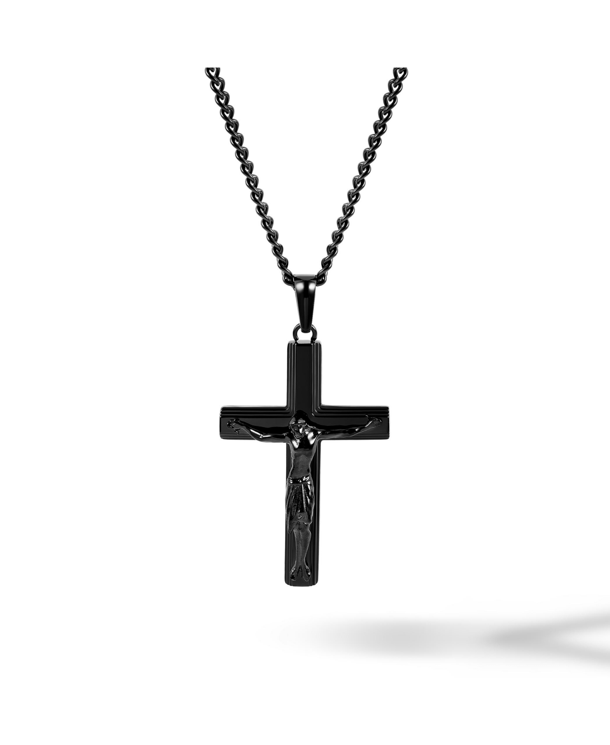 Click here for Vincero Crucifix Pendant - Stealth - Stealth prices