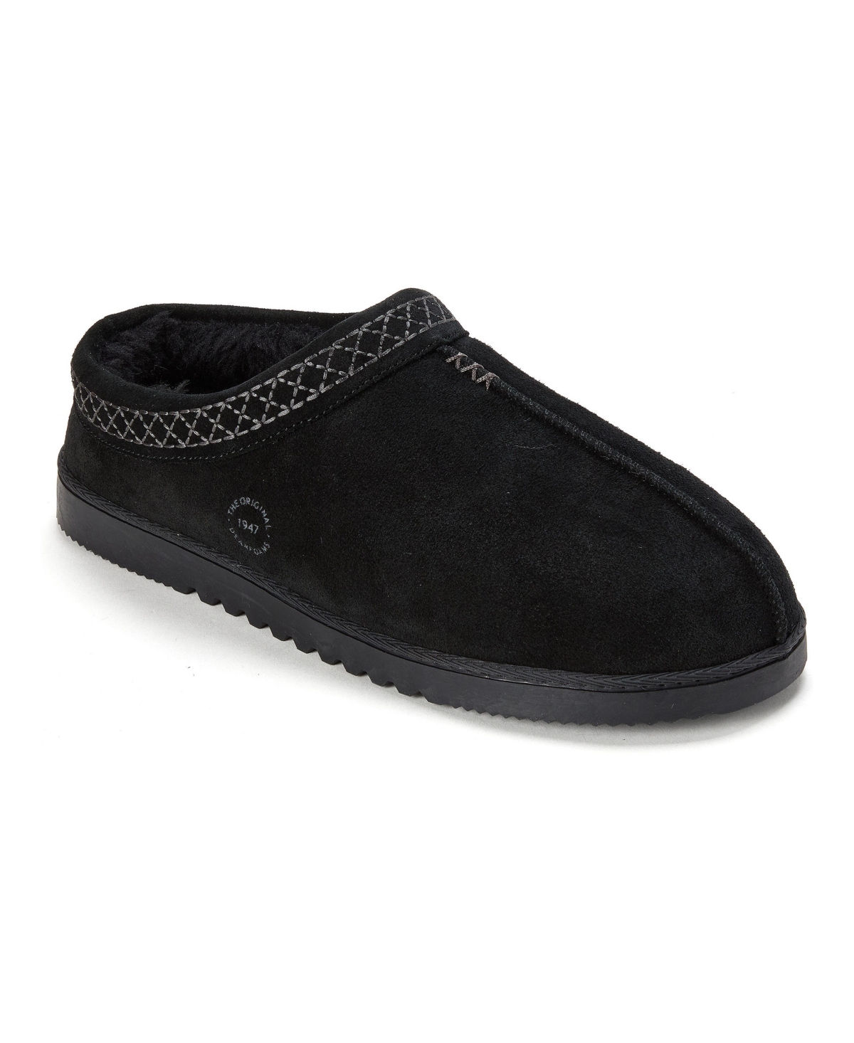 Click here for Dearfoams Dean Genuine Suede Slip-On Clog Slipper... prices