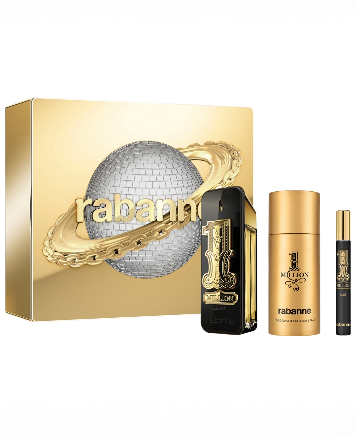 Click here for Rabanne 3-Piece 1 Million Black Eau de Parfum Gift... prices