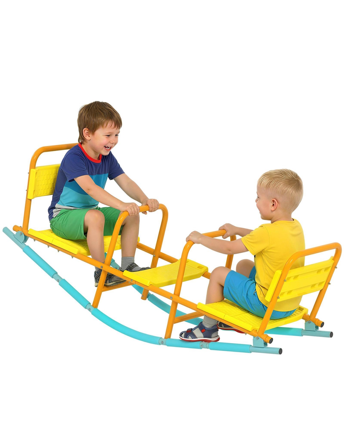 Click here for Glintex 2-in-1 Rocking Teeter Totter with Backrest... prices