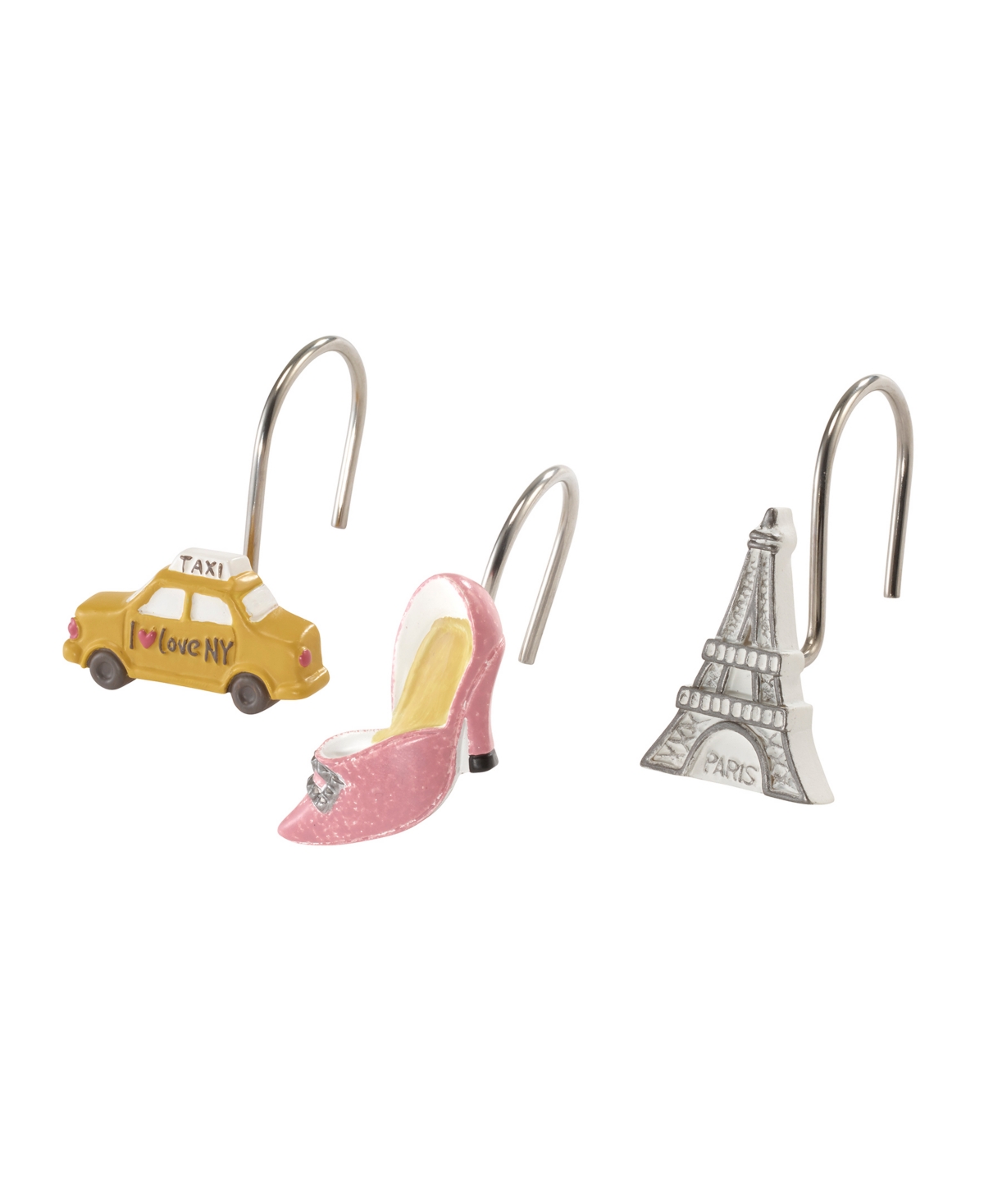 Click here for Nicole Miller City Girl Resin Shower Hooks  Set of... prices