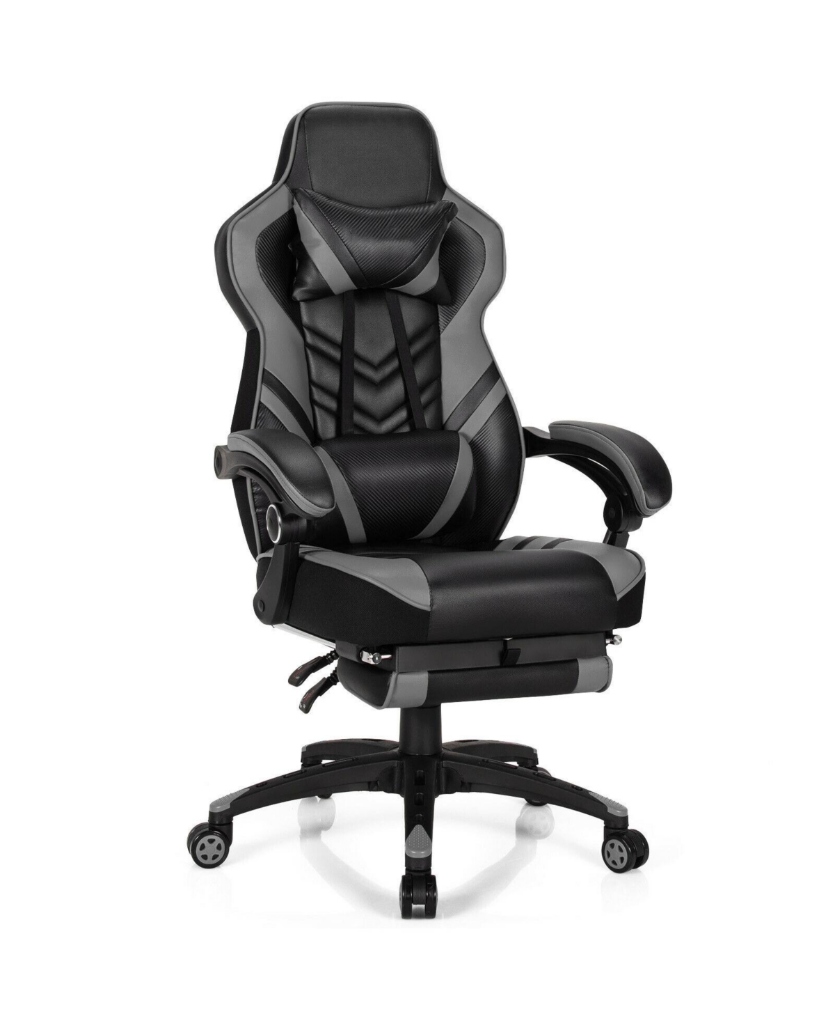 Click here for Mecale Adjustable Gaming Chair with Footrest and L... prices