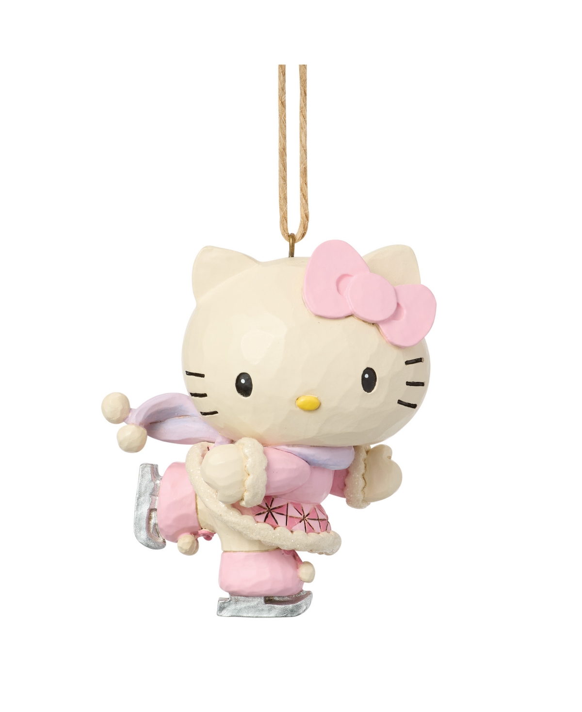 Click here for Jim Shore Hello Kitty Ice Skating Ornament - Multi prices