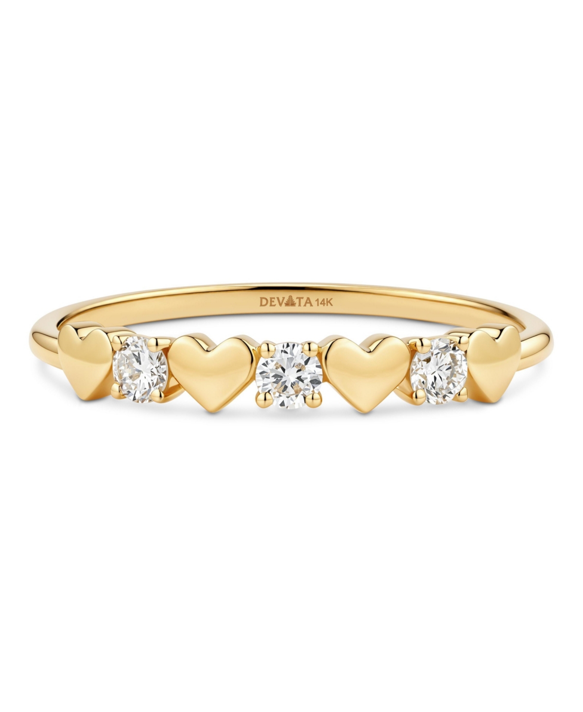 Click here for Devata Heart Ring in 14K Gold - Gold prices