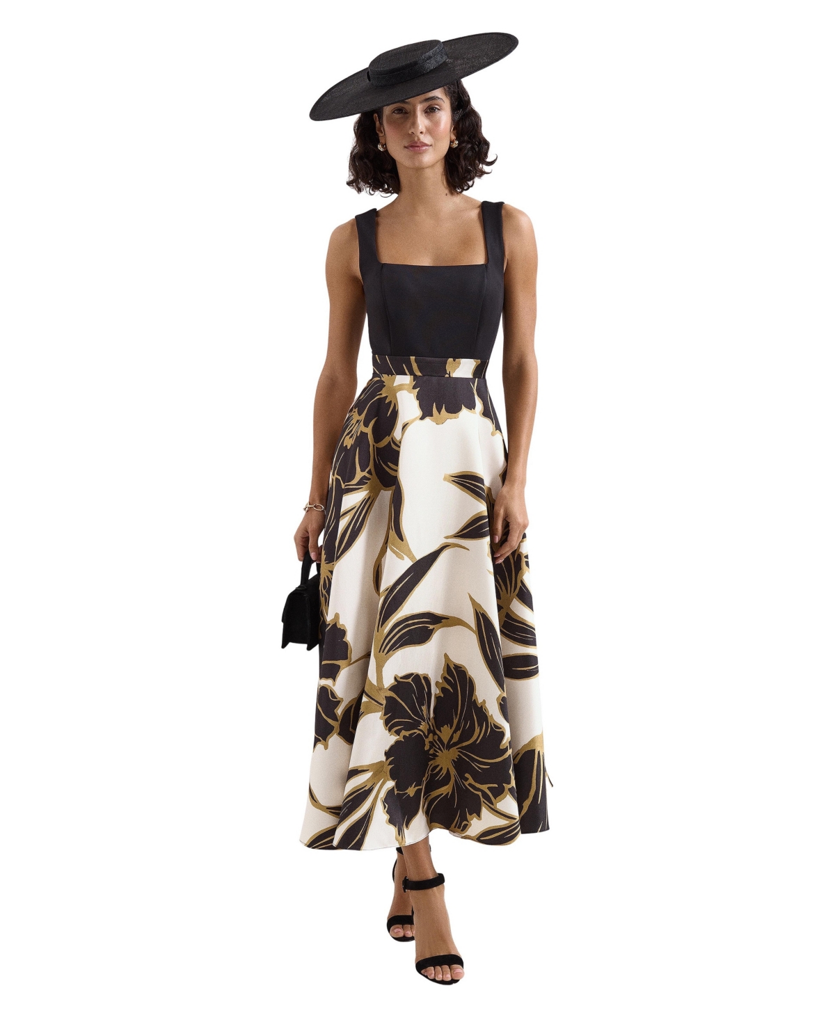 Click here for Phase Eight Womens Delie Floral Fit & Flare Weddin... prices