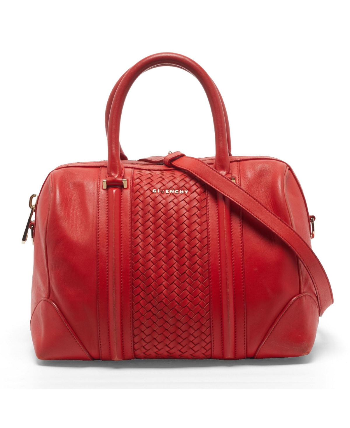 Click here for Pre-Owned Givenchy Lucrezia Medium Woven Leather S... prices