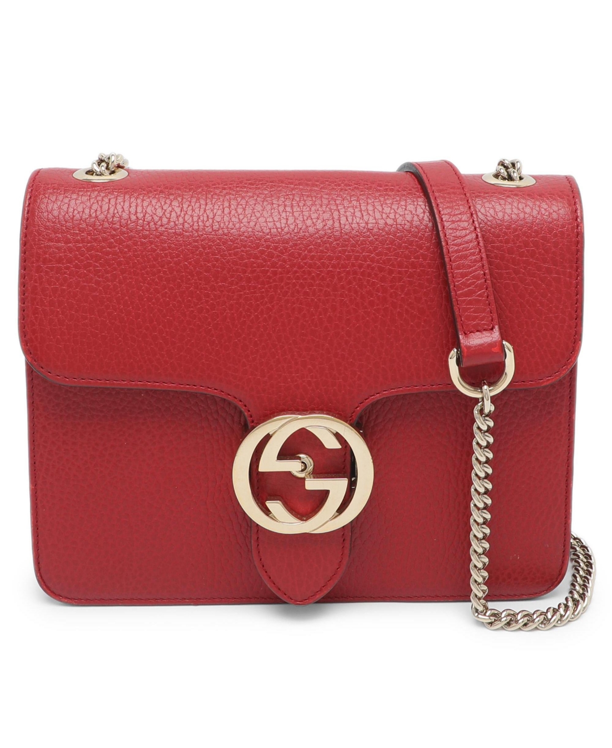 Click here for Pre-Owned Gucci Womens Leather Shoulder Bag - Red prices