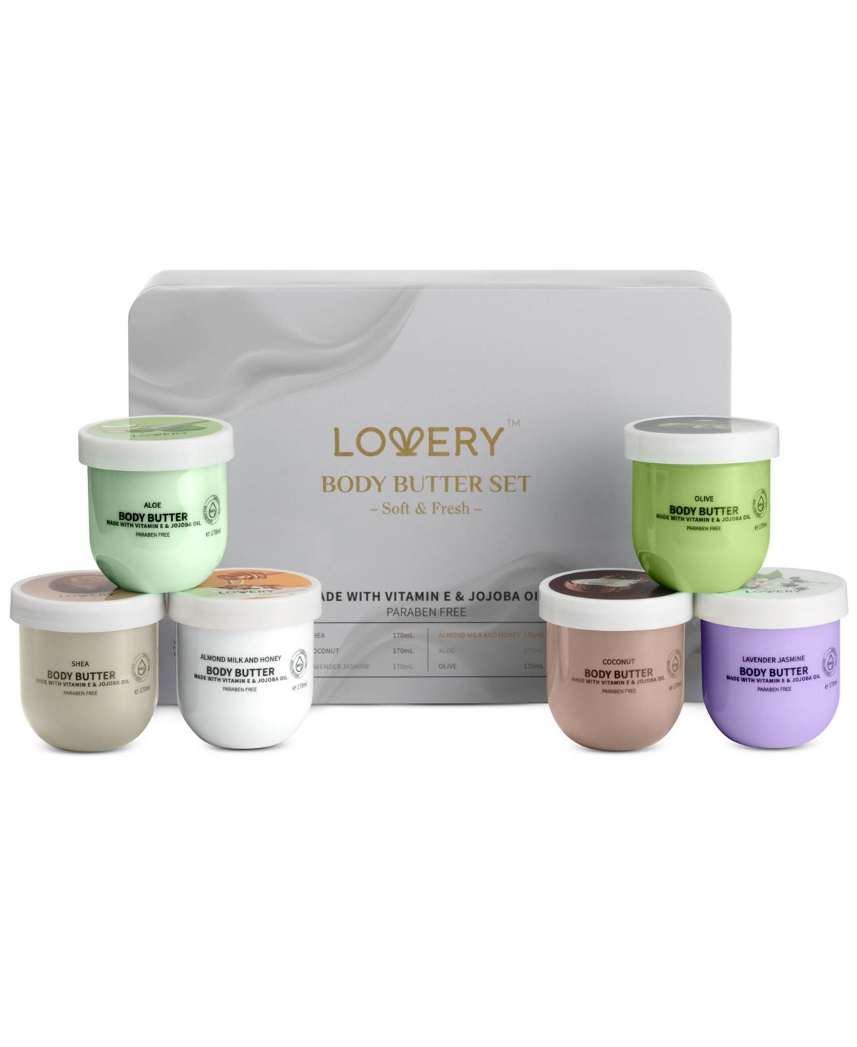 Click here for Lovery Whipped Body Butter Gift Set  6 Piece - Mul... prices