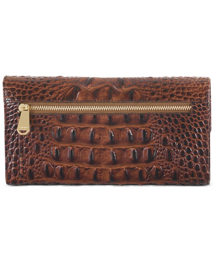 Brahmin Soft Checkbook Melbourne Embossed Leather Wallet - Macy's