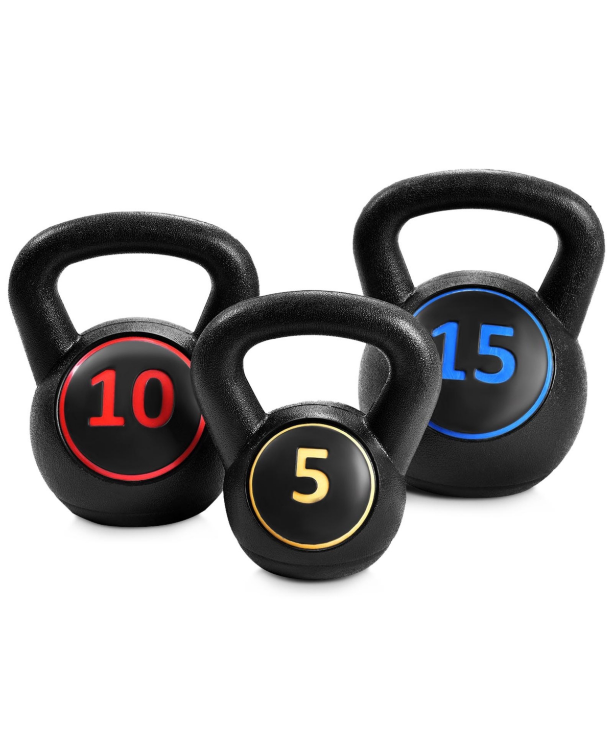 Click here for Glintex Kettlebell Set  3 Hdpe Kettlebells at 5  1... prices
