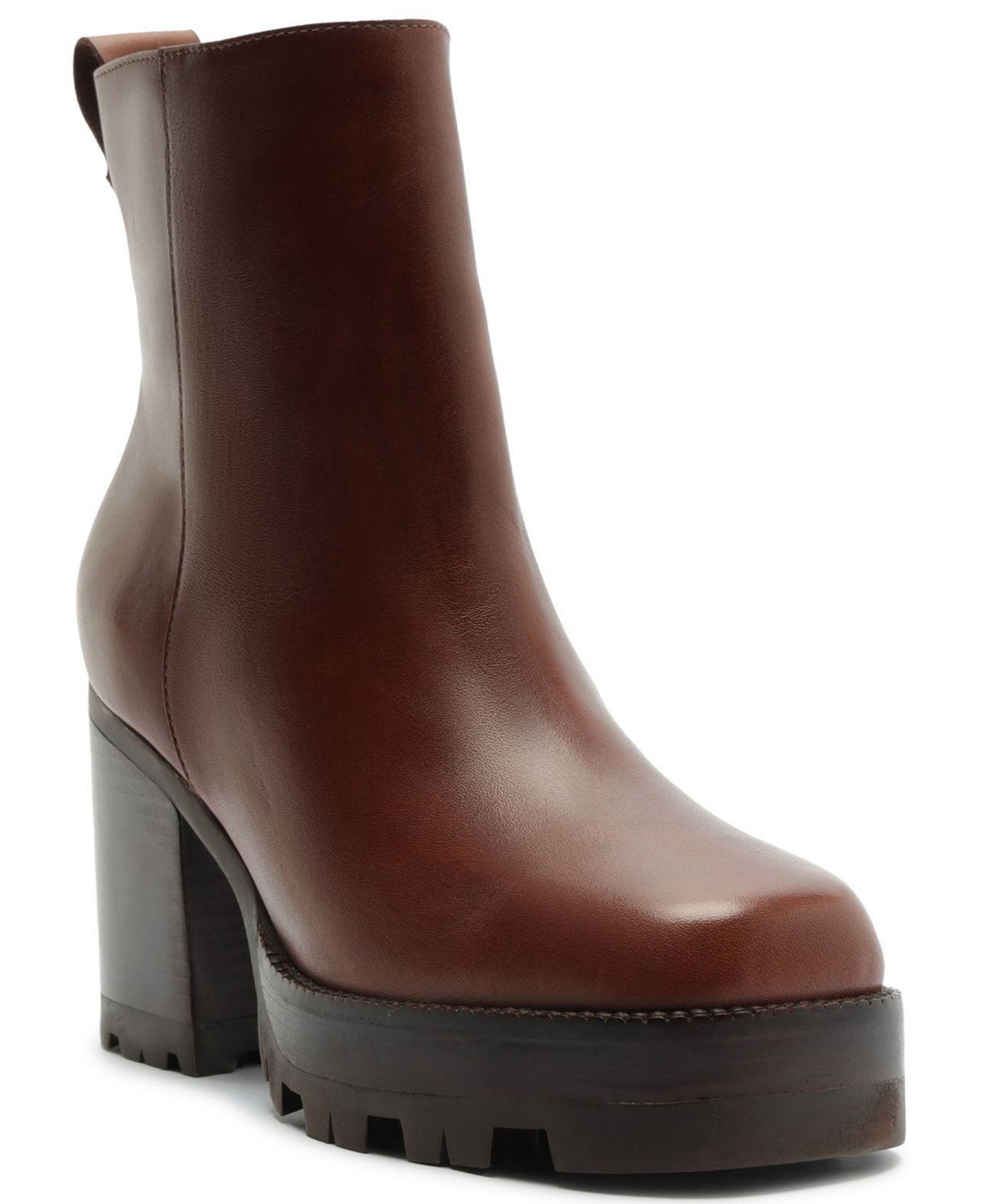 Click here for Schutz Womens 240 Block Heel Booties - Warm Toffee prices