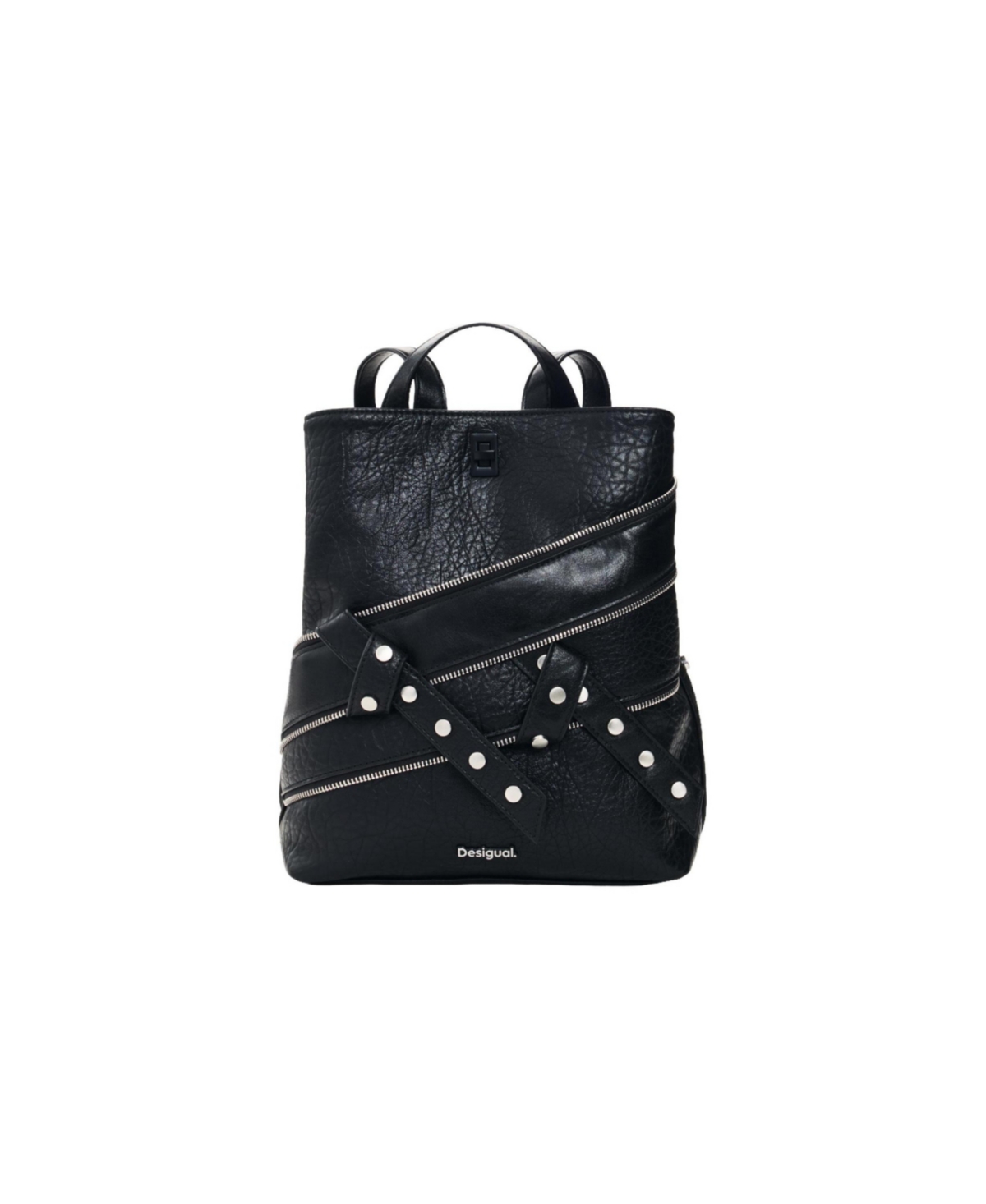 Click here for Desigual Womens Mini small backpack - Black prices