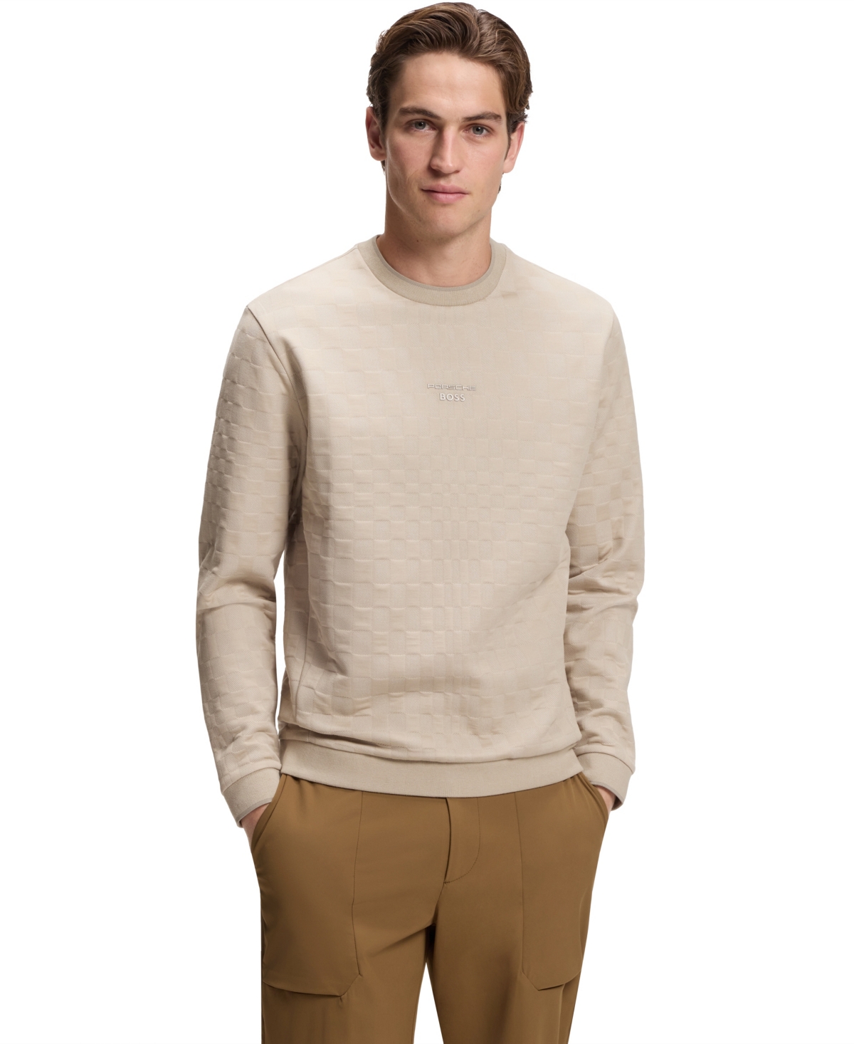 Click here for Boss by Hugo Boss x Porsche Mens Regular-Fit Check... prices