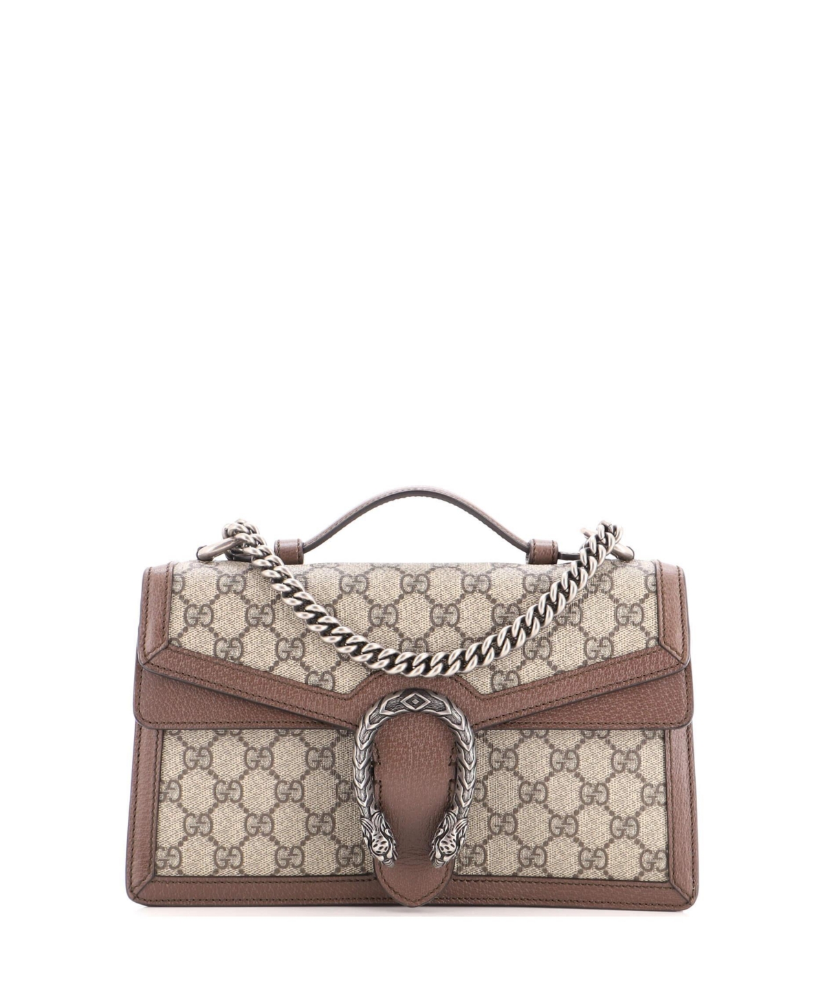 Click here for Pre-Owned Gucci Small Dionysus Top Handle Chain Ba... prices