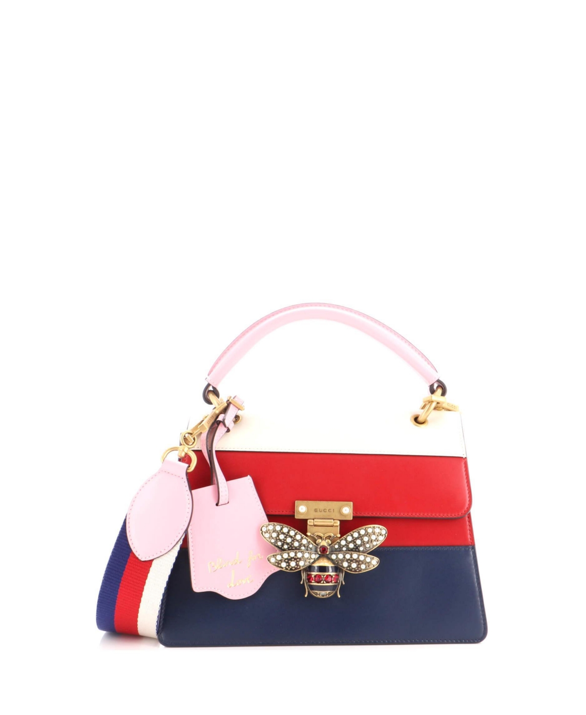 Click here for Pre-Owned Gucci Small Queen Margaret Top Handle Ba... prices