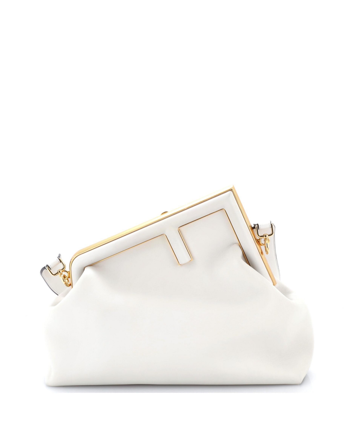 Click here for Pre-Owned Fendi Medium First Bag Leather - White prices