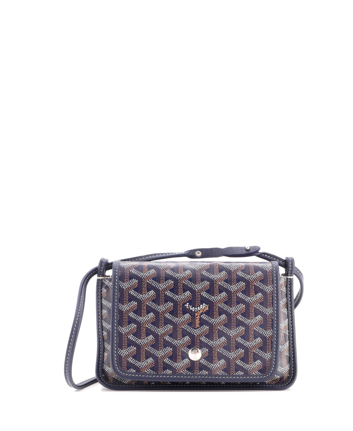 Click here for Pre-Owned Goyard Plumet Clutch Wallet Coated Canva... prices