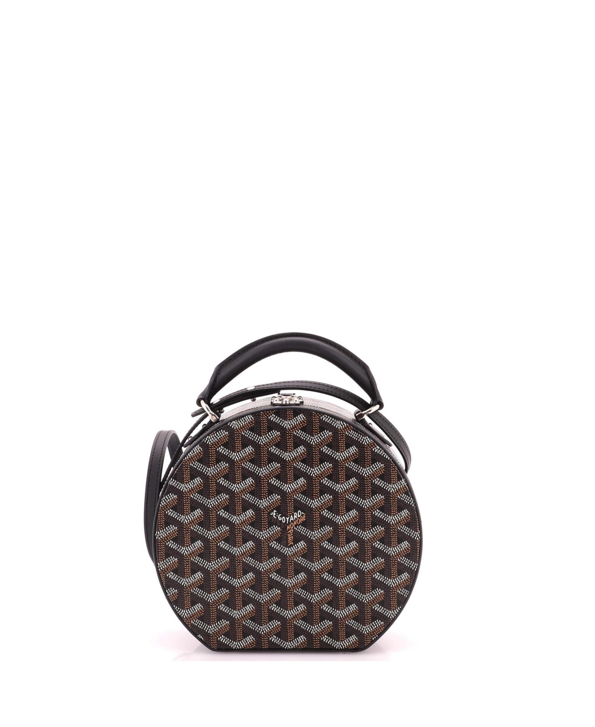 Click here for Pre-Owned Goyard Alto Hatbox Bag Coated Canvas - B... prices
