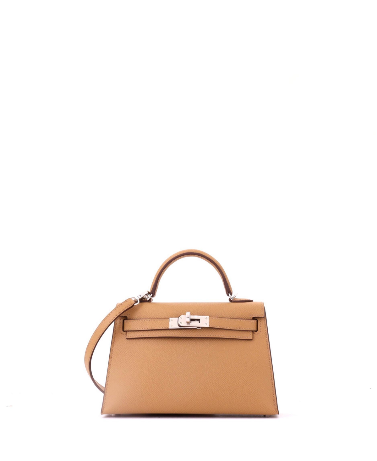 Click here for Pre-Owned Hermes Kelly 20 Handbag Brown Epsom with... prices